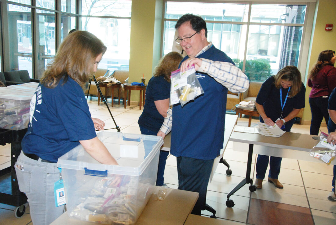 Highmark employees pack hygiene kits for veterans | News, Sports, Jobs ...